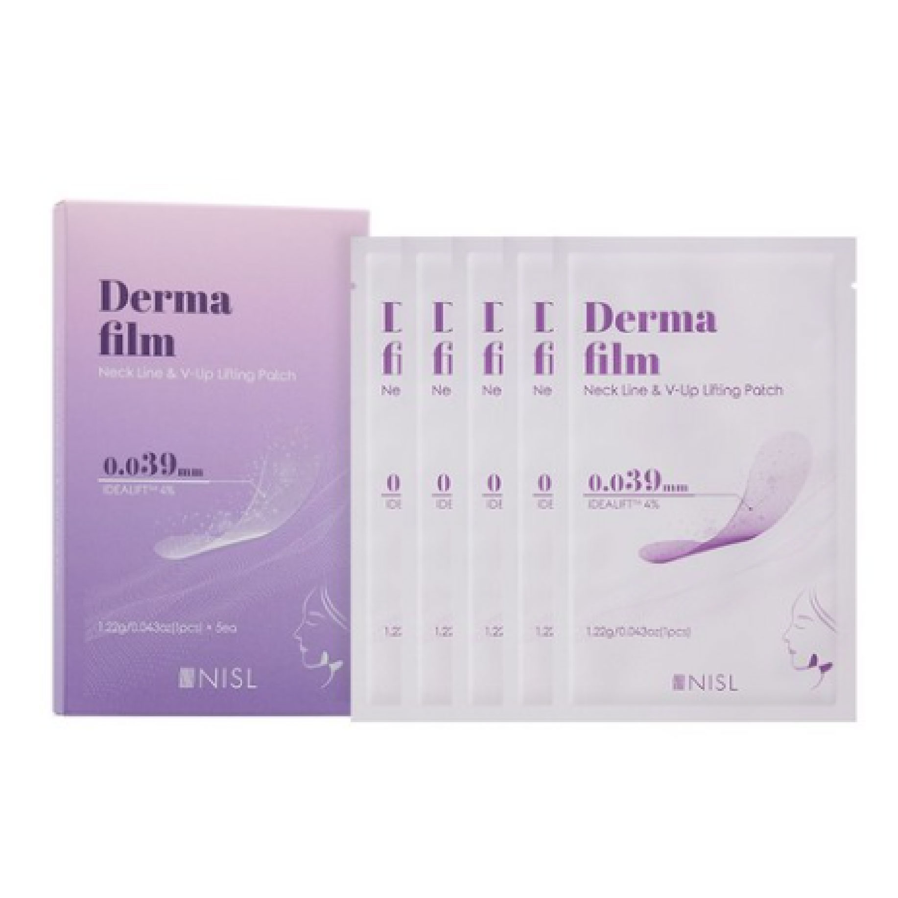 【新版】NISL Wrinkle Derma Film Neck Line and V-Up Lifting Patch - OYM | 韓國 ...